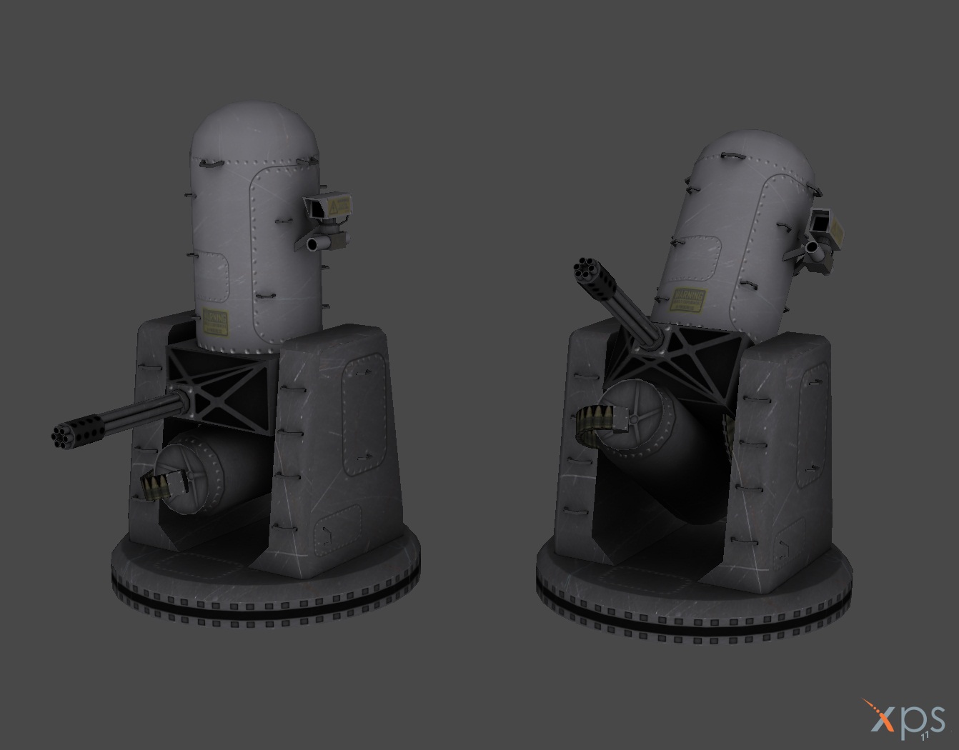 Phalanx CIWS(Rigged) by rey-ann on DeviantArt