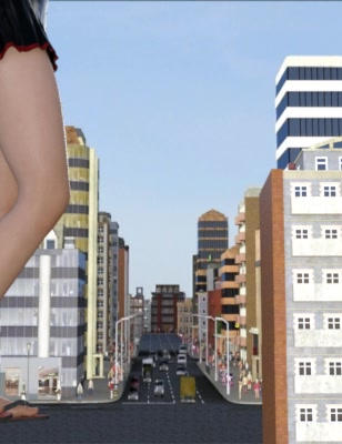 Walking (Giantess Animation Test) by BeautifulGiantess on DeviantArt