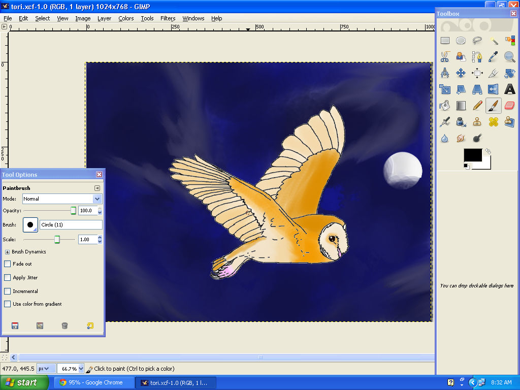 An Owl in the Night by VictoriaTheCat123 on DeviantArt