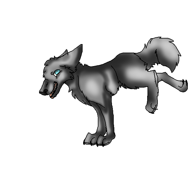 Horse Kick Wolf Lineart PSD :FREE: by Babicted on DeviantArt