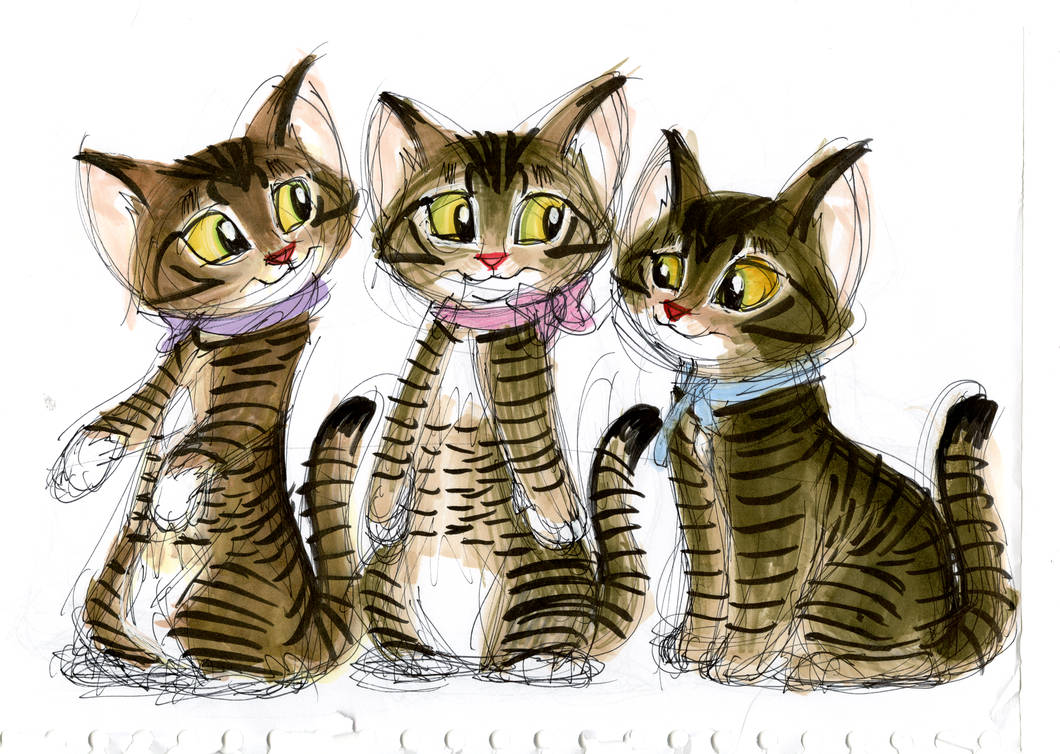 Mittens, Moppet, and Tom Kitten by MrBig2 on DeviantArt