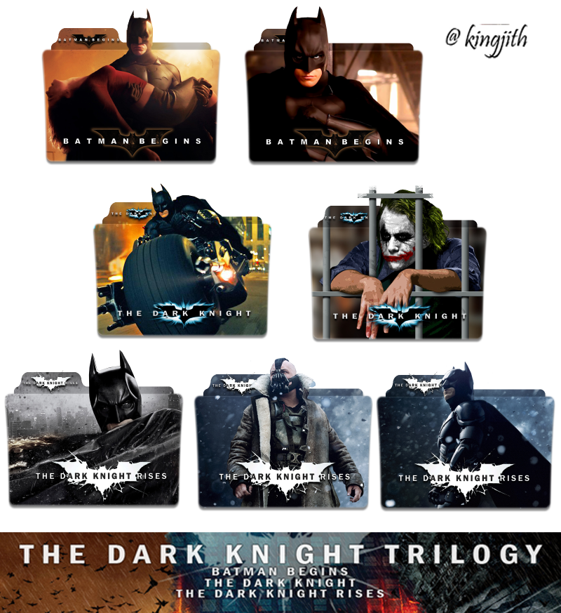 BATMAN Dark Knight Trilogy FOLDER ICONS by CAESER-JITH on DeviantArt