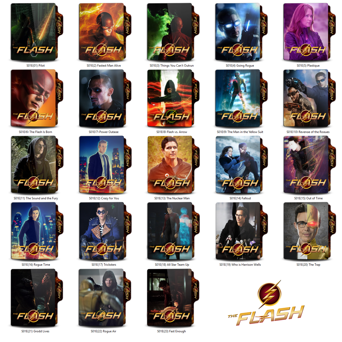 The flash season 1 folder icon by CAESER-JITH on DeviantArt