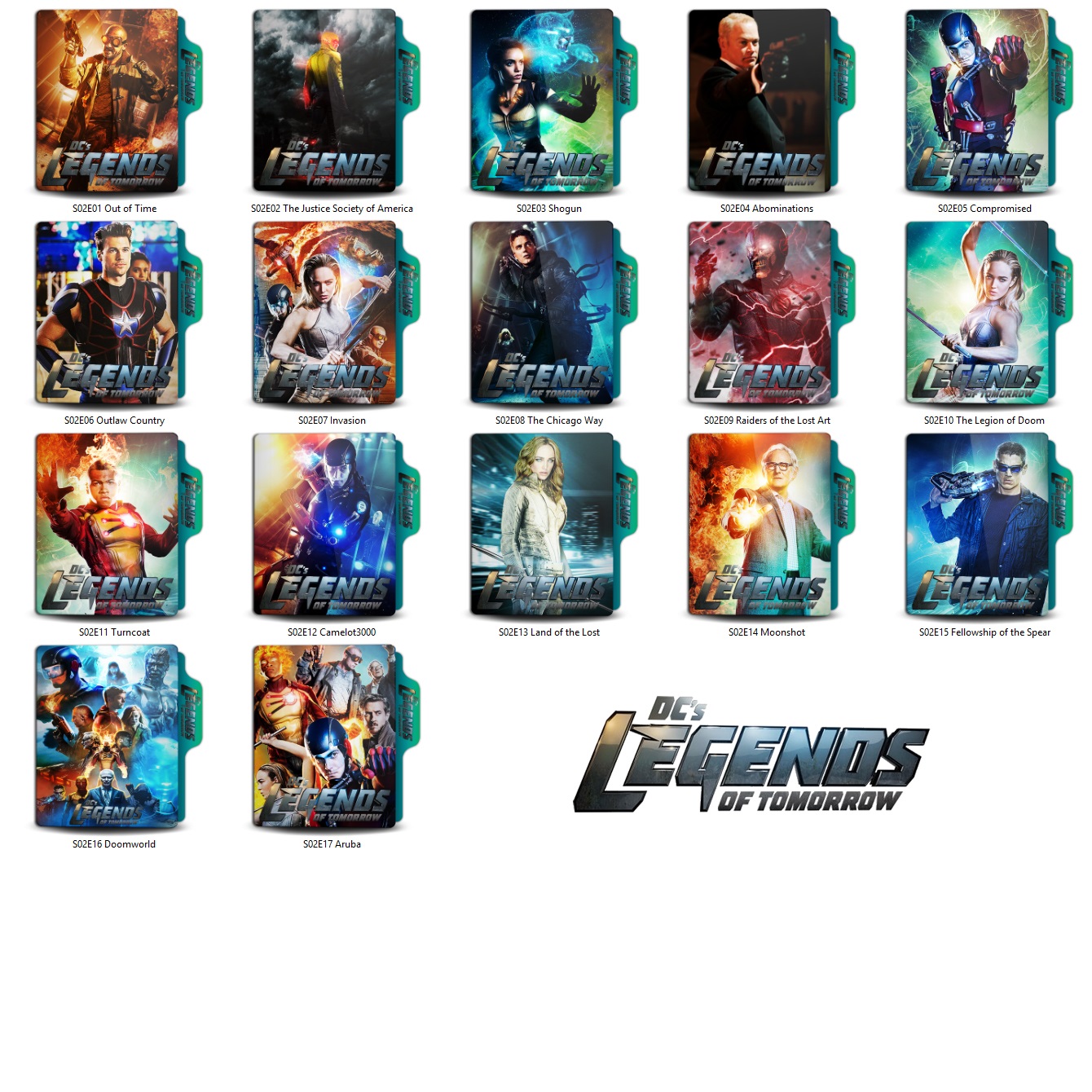 Legends Of Tomorrow Season 2 Episode Folder Icons by CAESER-JITH on ...