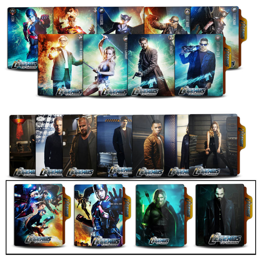 Legends of tomorrow Season 1 folder icons by CAESER-JITH on DeviantArt