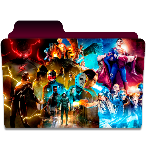 DC TV UNIVERSE FOLDER ICON (2016-2017) by giilpereiraa on DeviantArt
