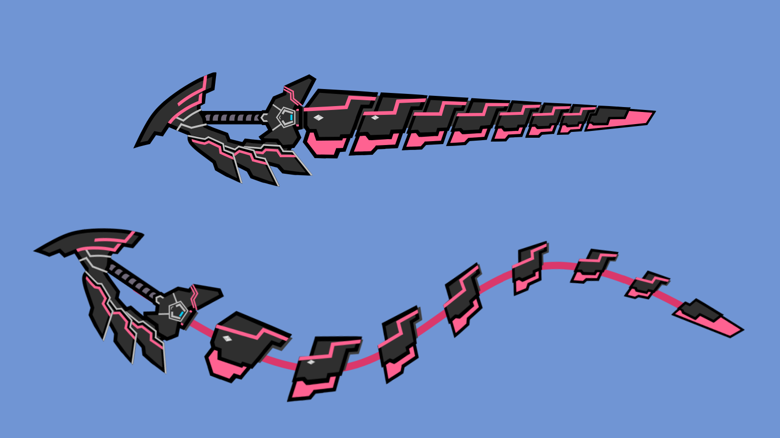 Iris Heart's Whip Sword by LostRey on DeviantArt