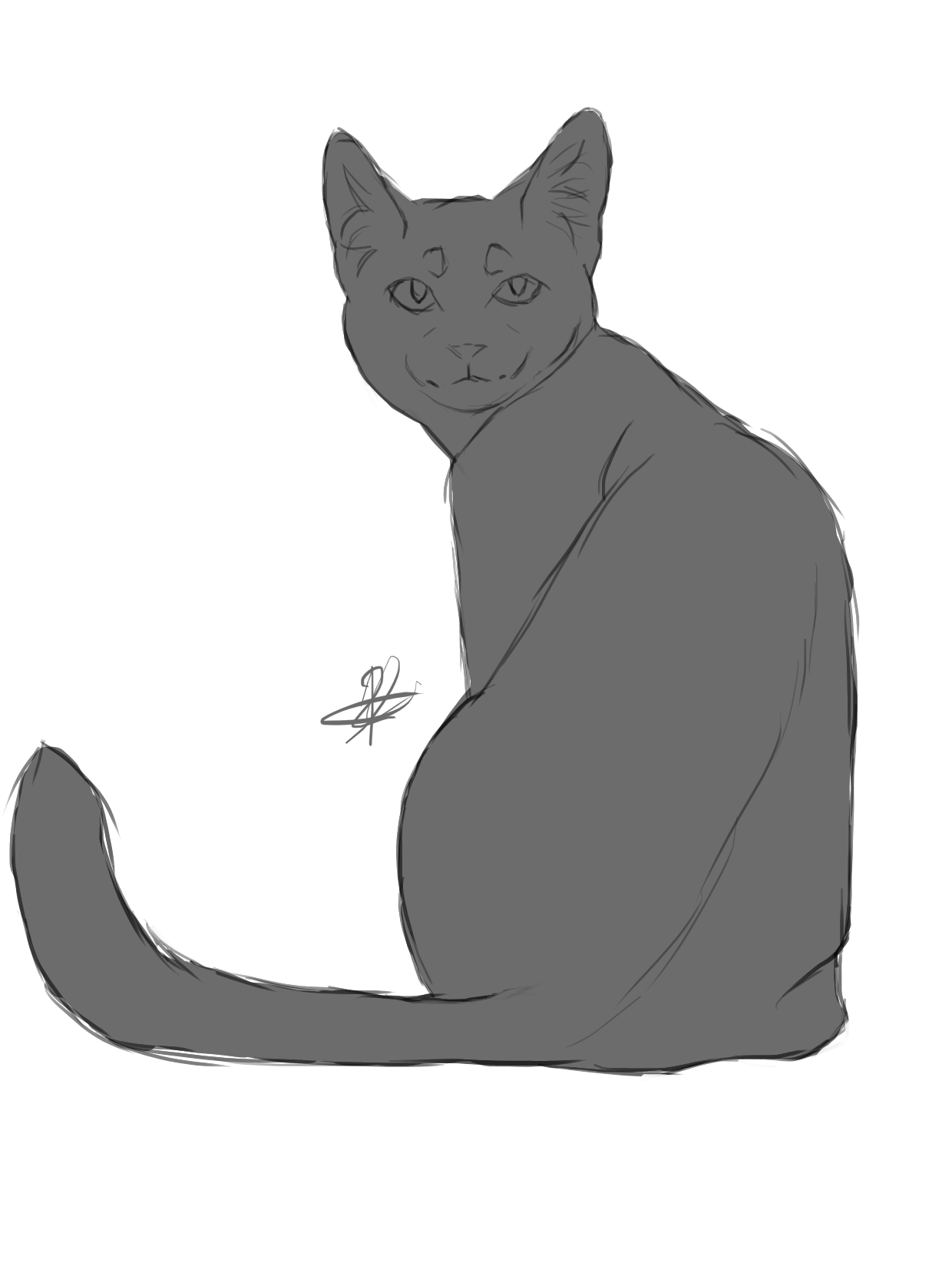 Sitting cat - NOW FREE by Ravens-Light on DeviantArt