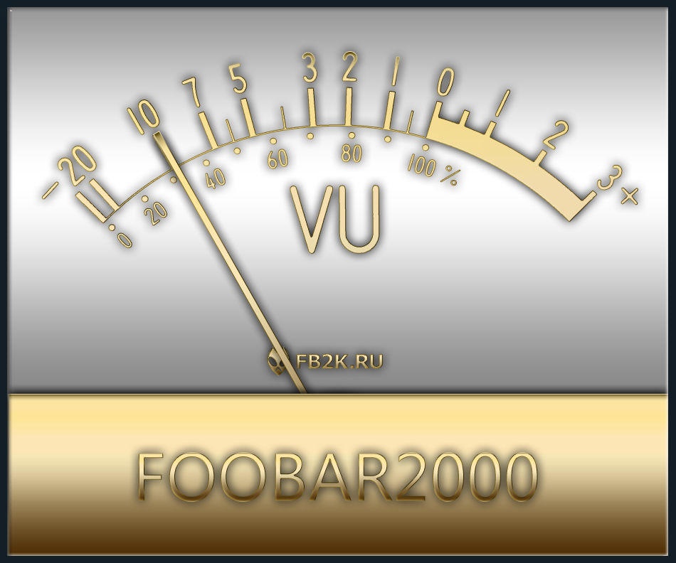 Foobar2000 Gold VU Meter by alekssineokiy on DeviantArt