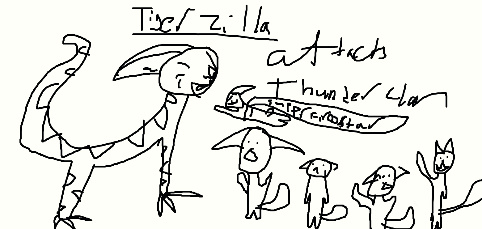 Tigerzilla. by lunathecat5454 on DeviantArt