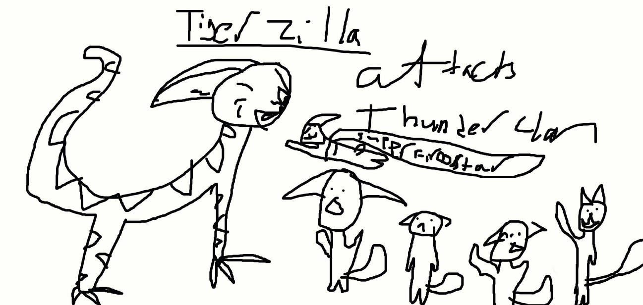 Tigerzilla. by lunathecat5454 on DeviantArt