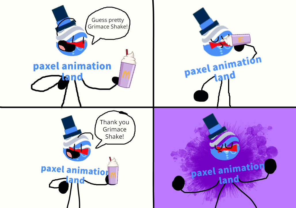 Died. | Grimace Shakes by PaxelFan2012 on DeviantArt