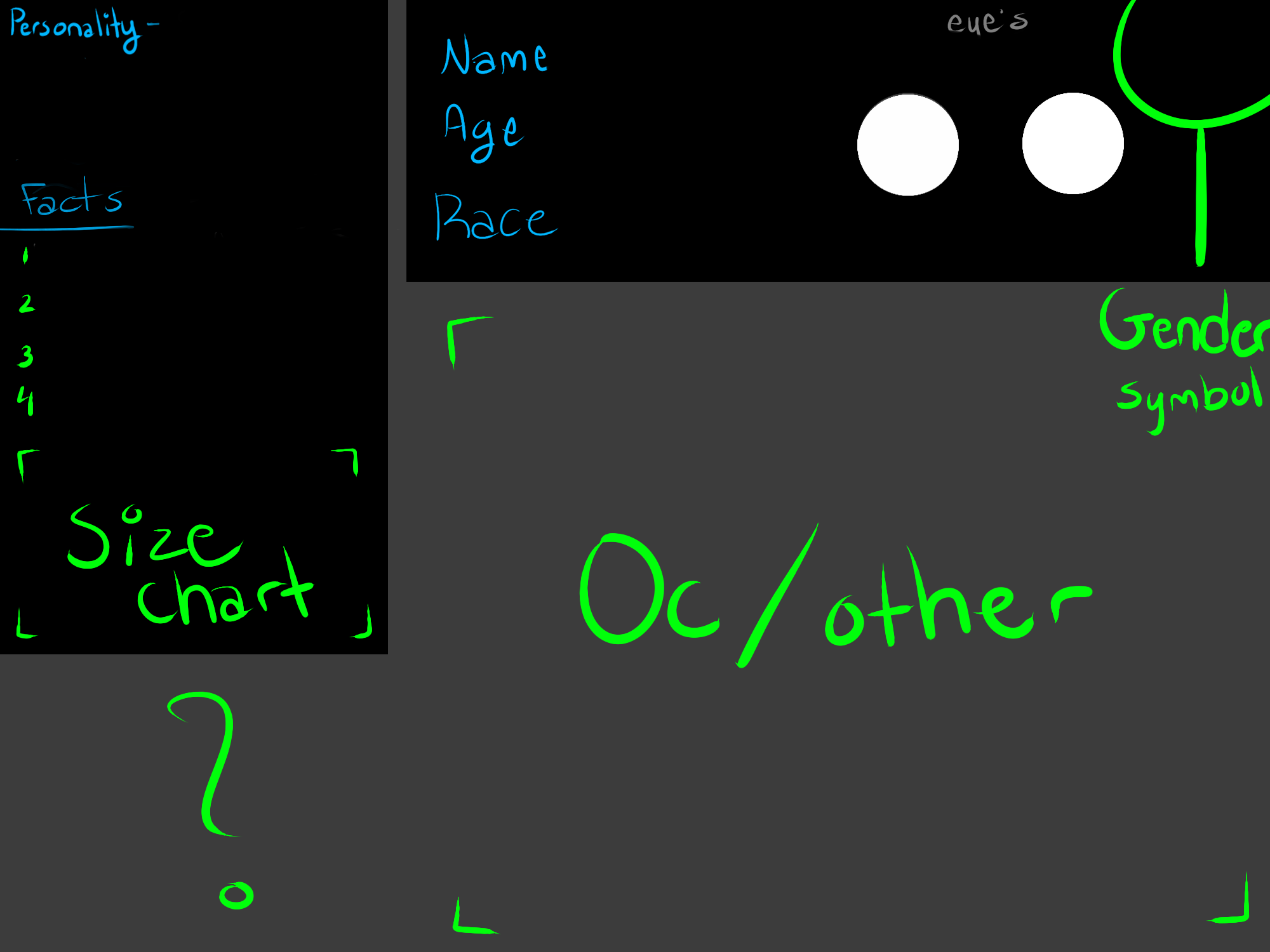 Ref sheet Template by Izayo-Wolf on DeviantArt