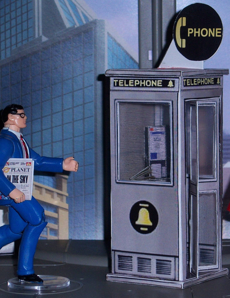 Phone Booth Papercraft by WeirdFantasticToys on DeviantArt
