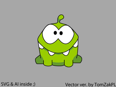 Cut The Rope Vector Frog by TomZakPL on DeviantArt