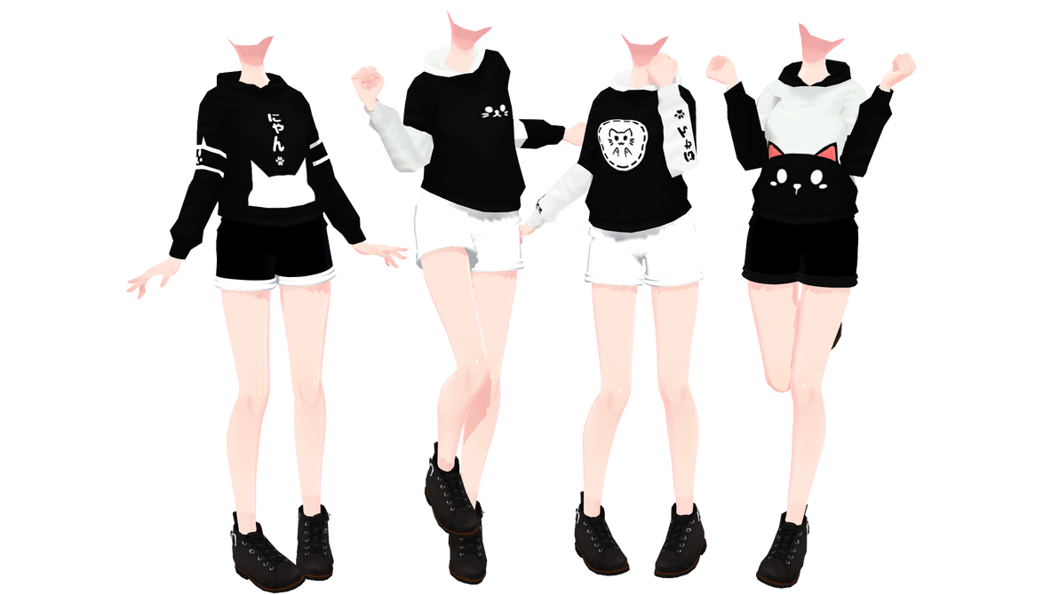 Cat's Theme Outfit [DL+] by Clokun by Clokun on DeviantArt