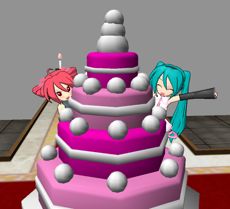 MMD-Big cake :D by Shioku-990 on DeviantArt