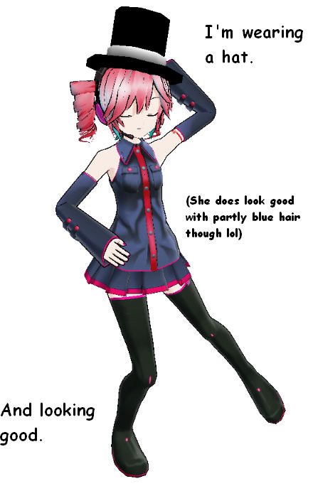 MMD-Top Hat :P by Shioku-990 on DeviantArt