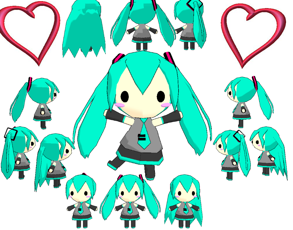 MMD-My Chibi Miku DL by Shioku-990 on DeviantArt
