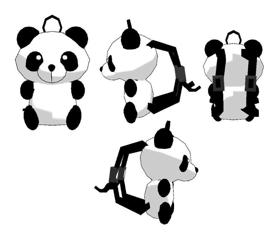 MMD-Panda backpack DL by Shioku-990 on DeviantArt