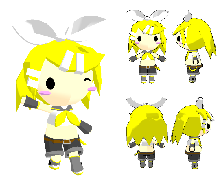 MMD-Chibi Rin DL by Shioku-990 on DeviantArt
