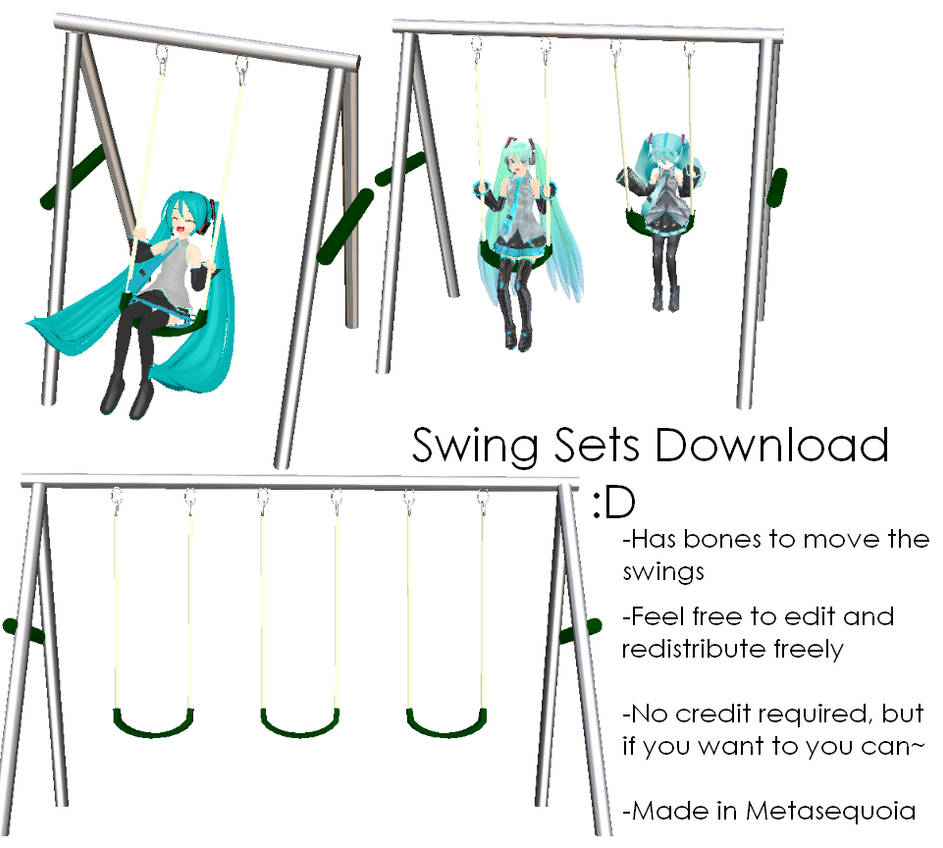 MMD-Swing Sets Download by Shioku-990 on DeviantArt