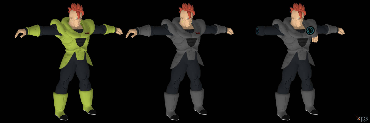 DB:RB2 - Android 16 by LorisC93 on DeviantArt