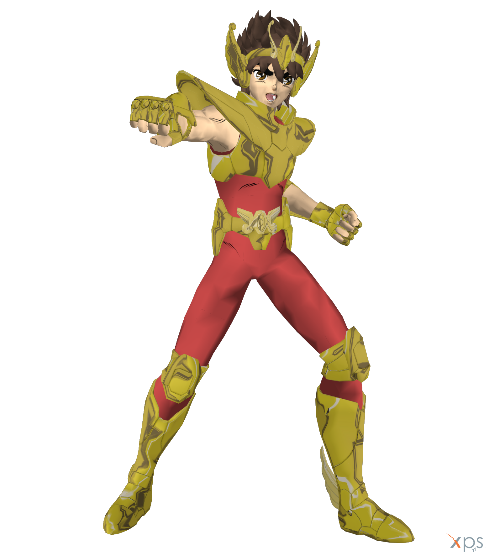 SS:SS - Pegasus Seiya - 2nd Bronze Armor (Gold) by LorisC93 on DeviantArt