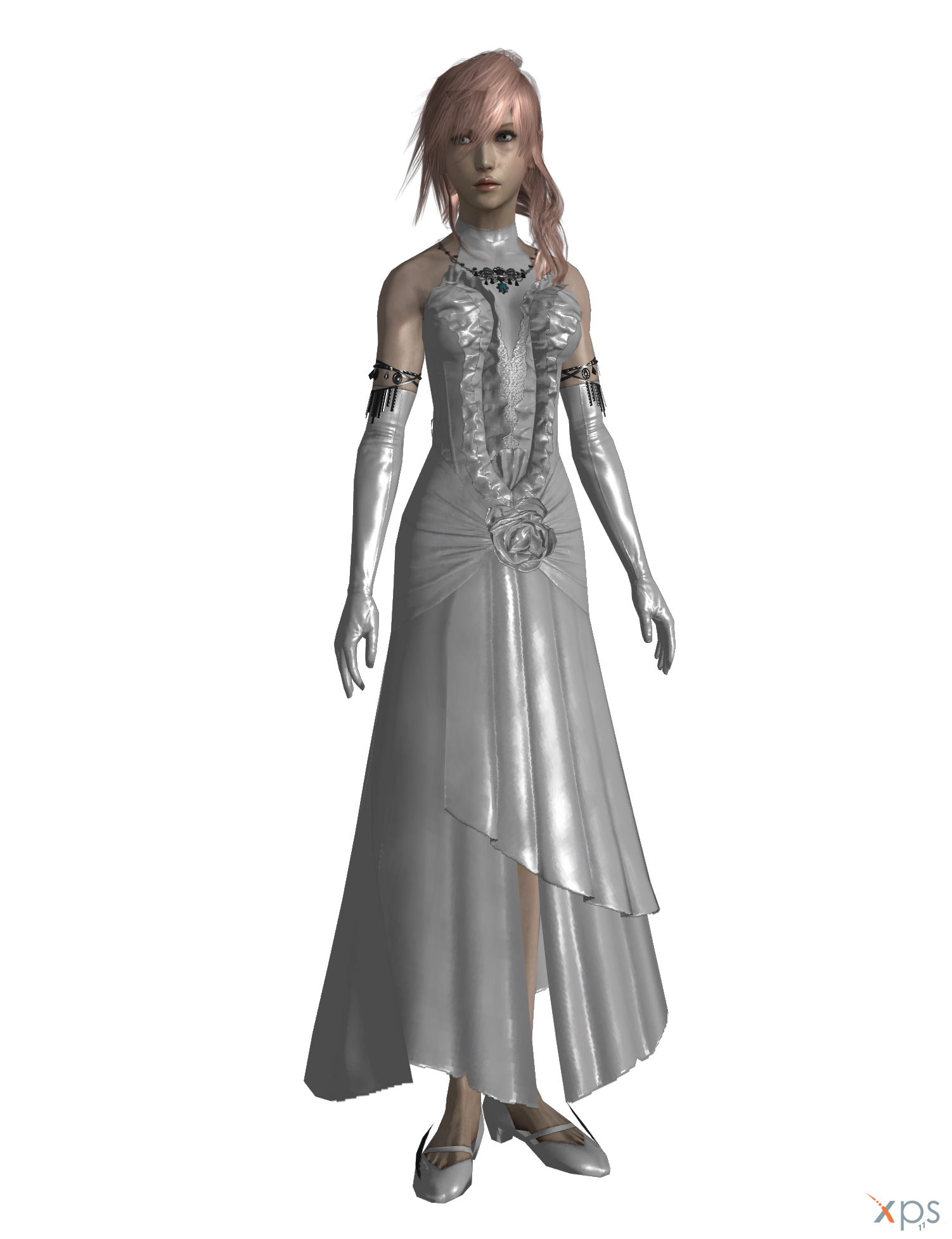 LR: FF13 - Lightning (Icy White) by LorisC93 on DeviantArt