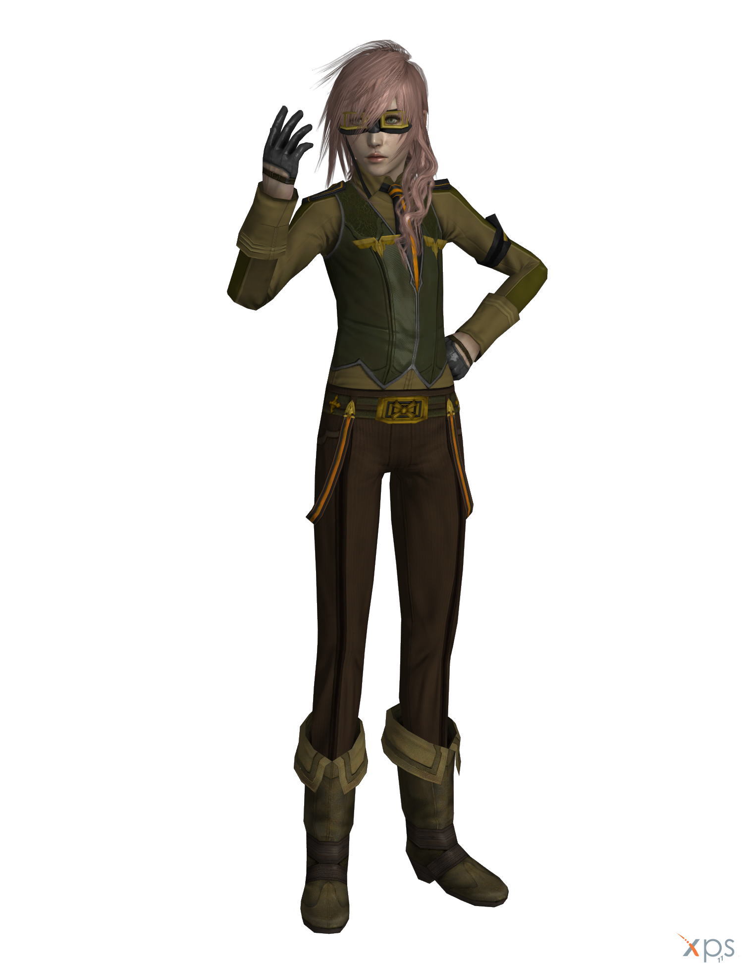 LR: FF13 - Lightning (Bold Vanguard) by LorisC93 on DeviantArt