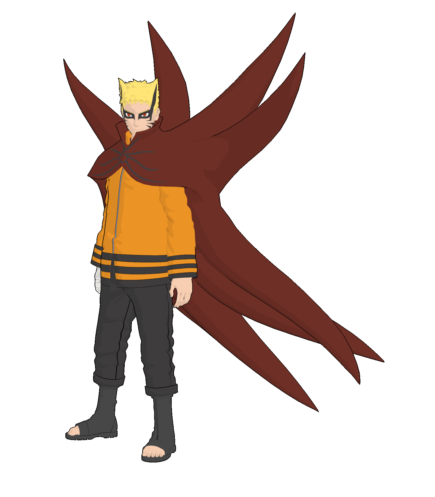 Naruto Uzumaki Baryon Mode By Lorisc93 On Deviantart