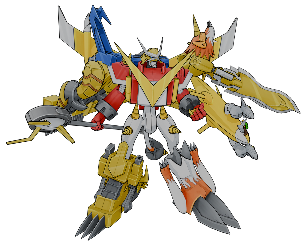 Shoutmon X7 by LorisC93 on DeviantArt