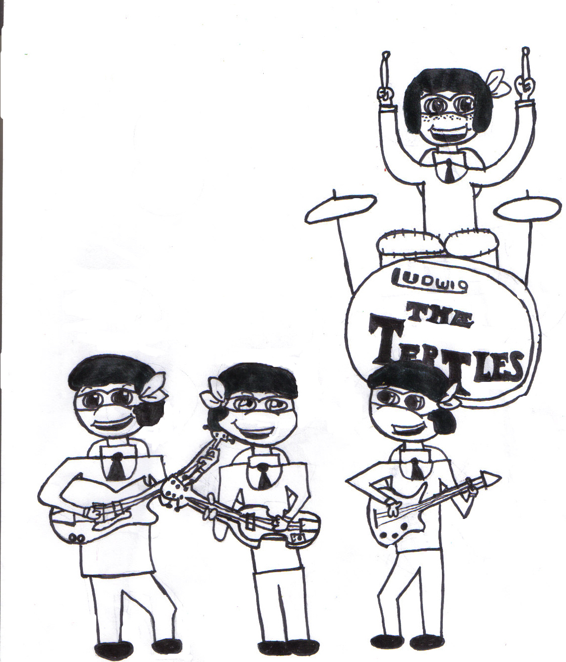 When Fab-four's Collide by tmntloverxoxo on DeviantArt