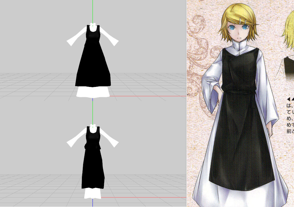 MMD - Rin's + Clarith's Church (Regret) Dresses by JuliannaNC on DeviantArt