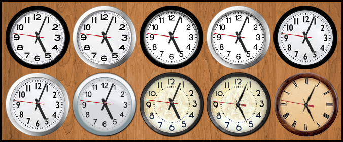Deluxe Analog Clock by Guntmeister on DeviantArt
