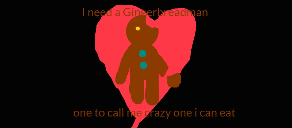 Gingerbread man by Crazypinkwerewolf on DeviantArt
