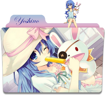 Yoshino [Date A Live] Folder Icon by Kurumi2501 on DeviantArt