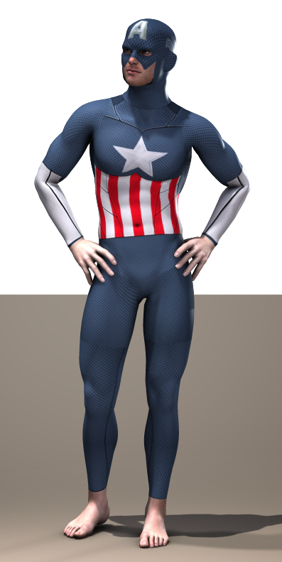 Captain America second skin texture x M4 by hiram67 on DeviantArt