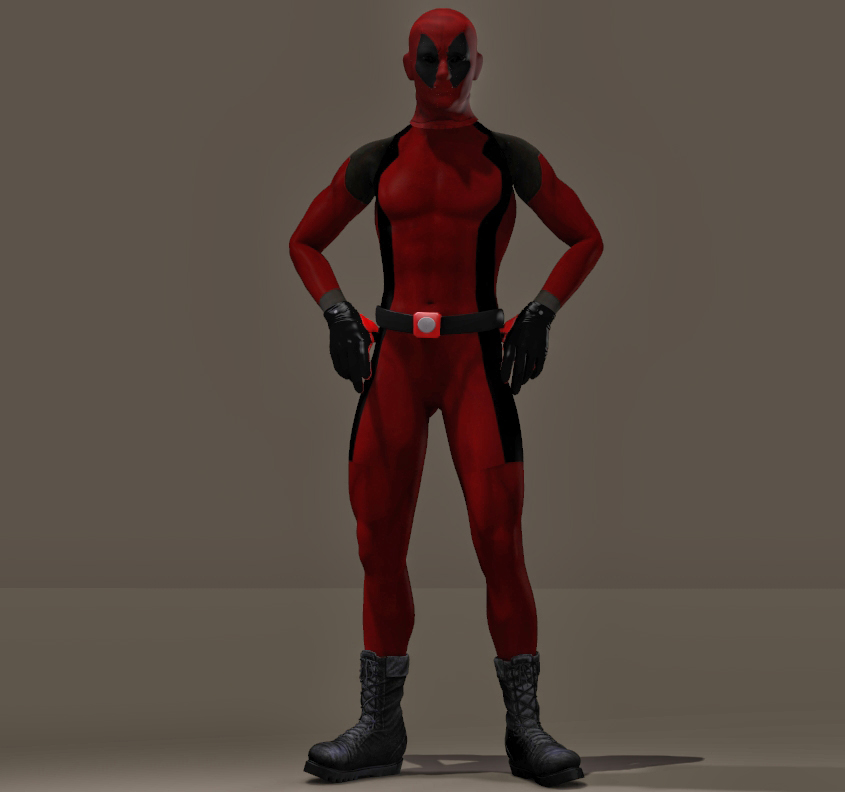 Deadpool Textures second skin for M4 by hiram67 on DeviantArt
