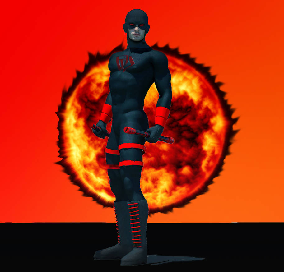DAredevil shadowland 2nd skin textures x M4 by hiram67 on DeviantArt