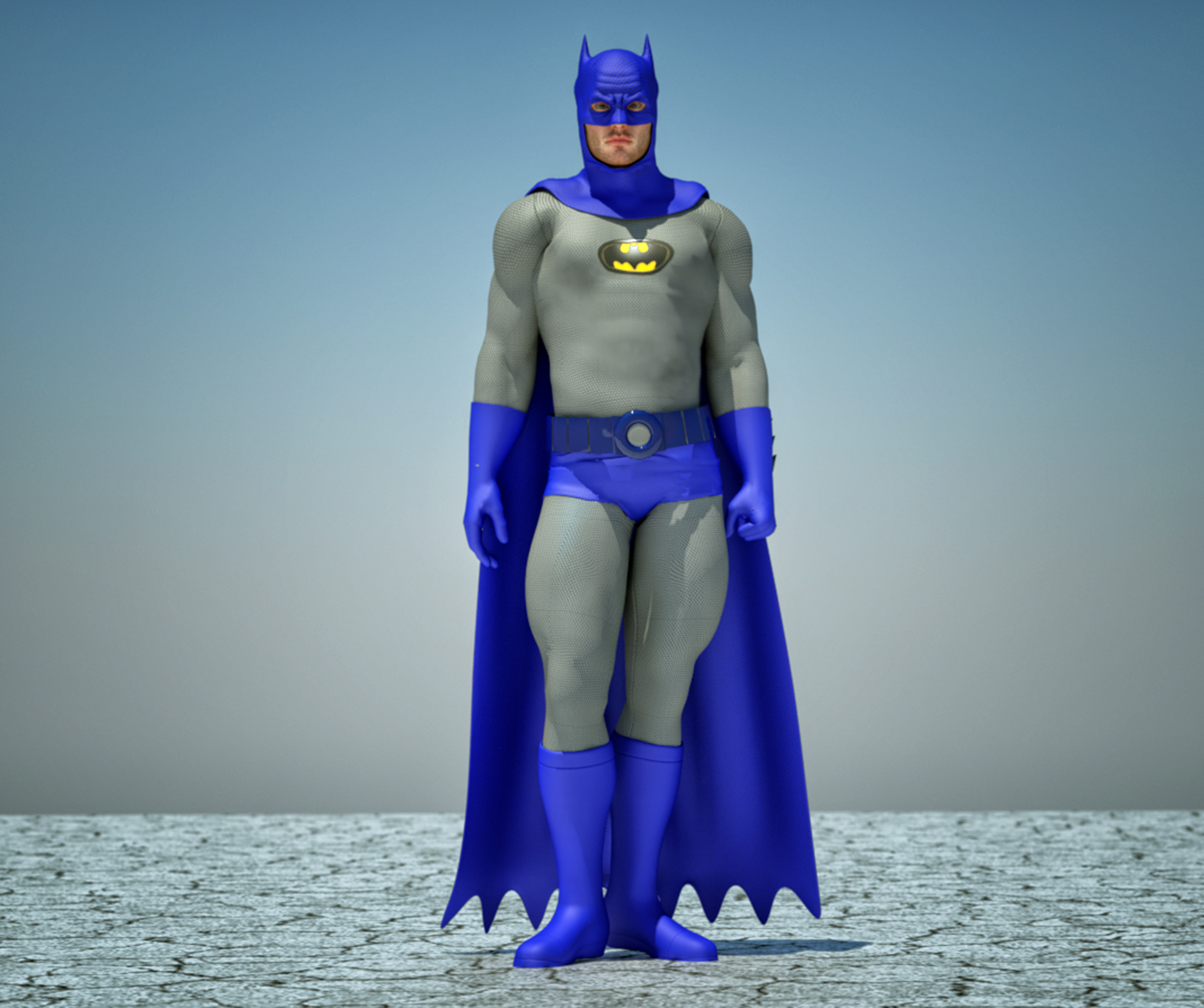 Batman classic textures 4 Goldenage suit by hiram67 on DeviantArt