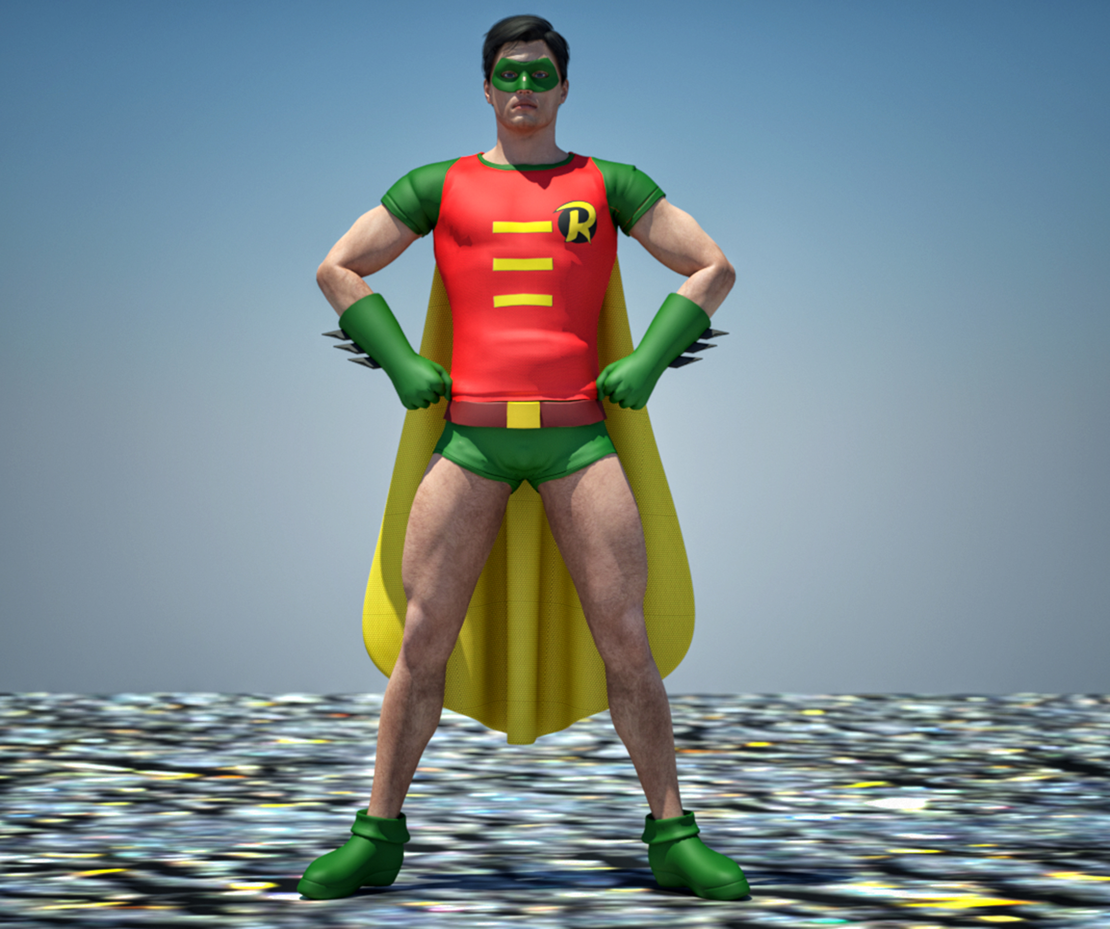 Robin Classic textures for goldenage suit by hiram67 on DeviantArt