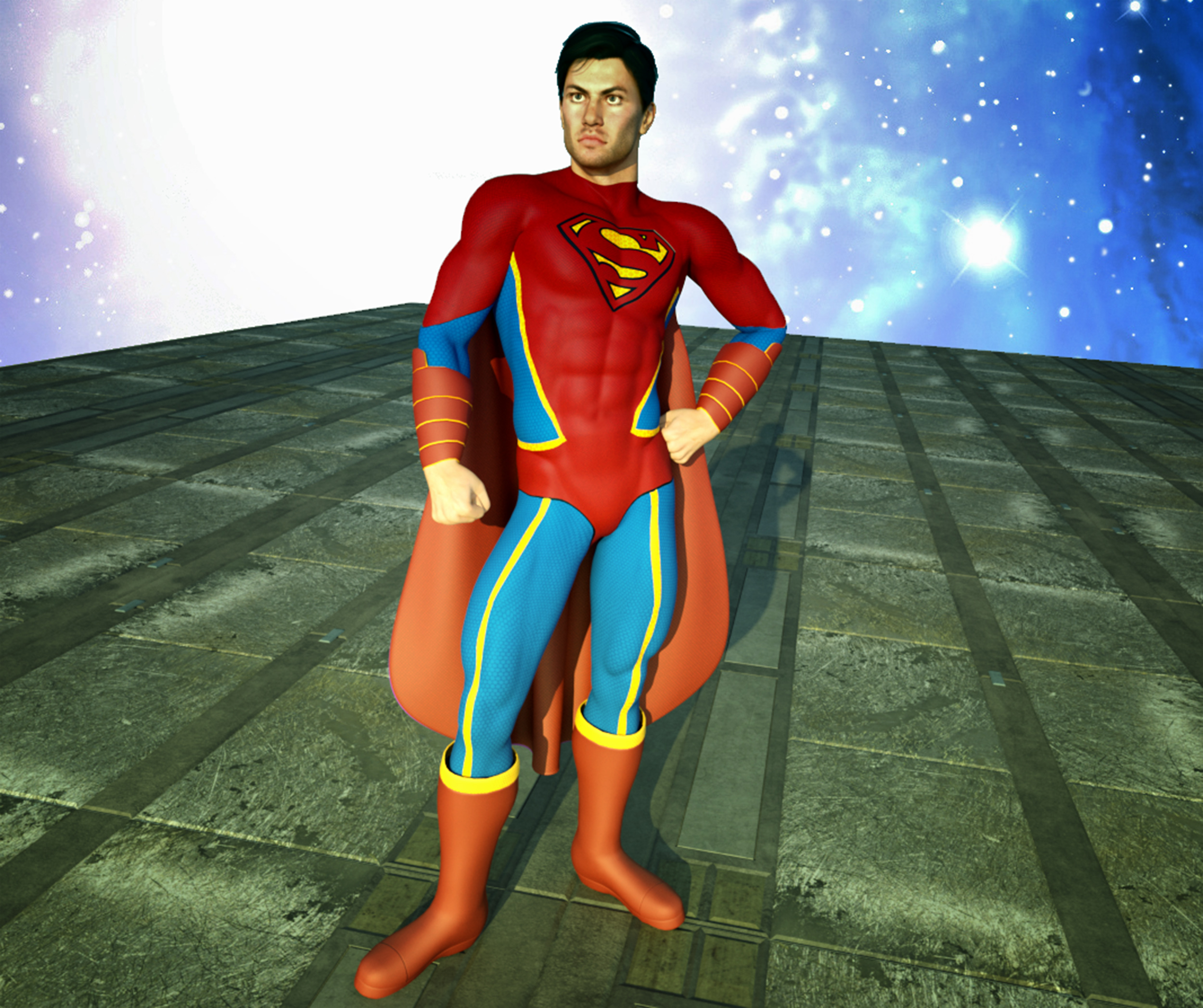 Superman's alternate costume 2nd skin textures 4 by hiram67 on DeviantArt