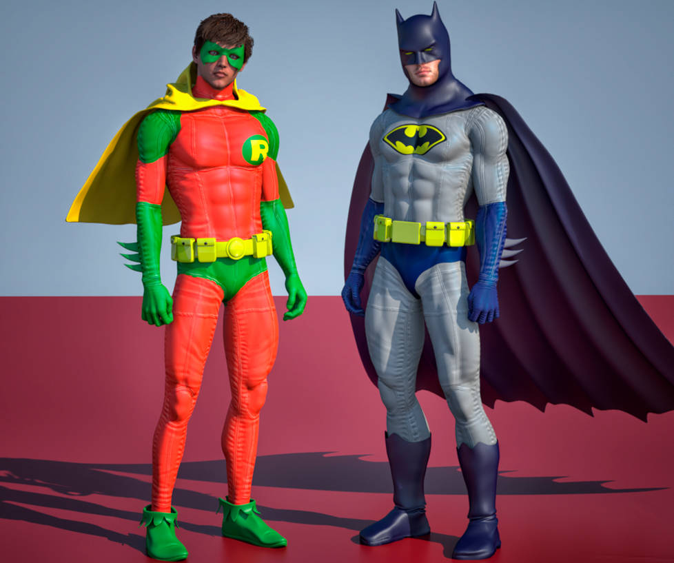 Batman and Robin 2nd skin textures for M4 by hiram67 on DeviantArt