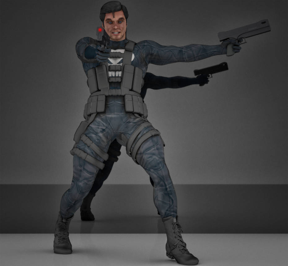 Punisher 2nd skin textures for M4 by hiram67 on DeviantArt