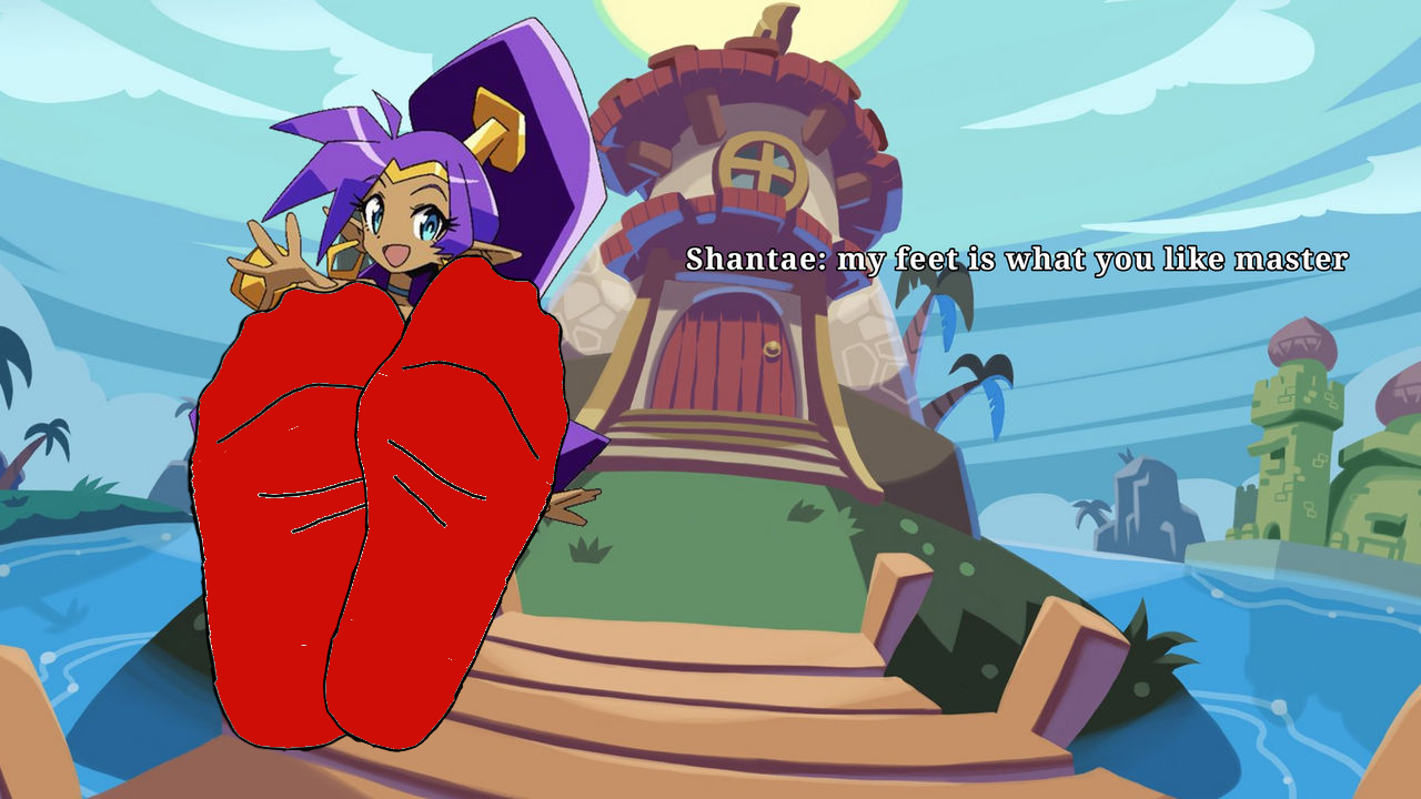 Shantae in red socks by Lord3Hokage on DeviantArt