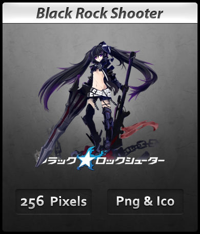 Black Rock Shooter - Anime Icon by DevilL-Dante on DeviantArt