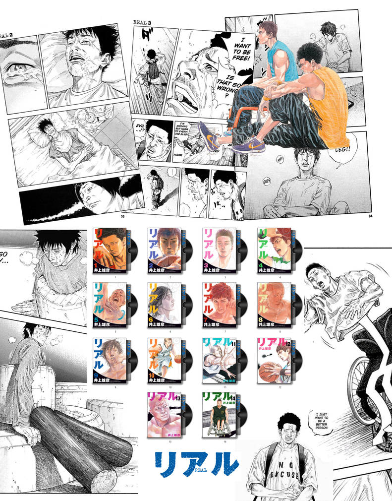Real (Takehiko Inoue) Volumes Manga Icon Pack by HarunobuMadarame on ...