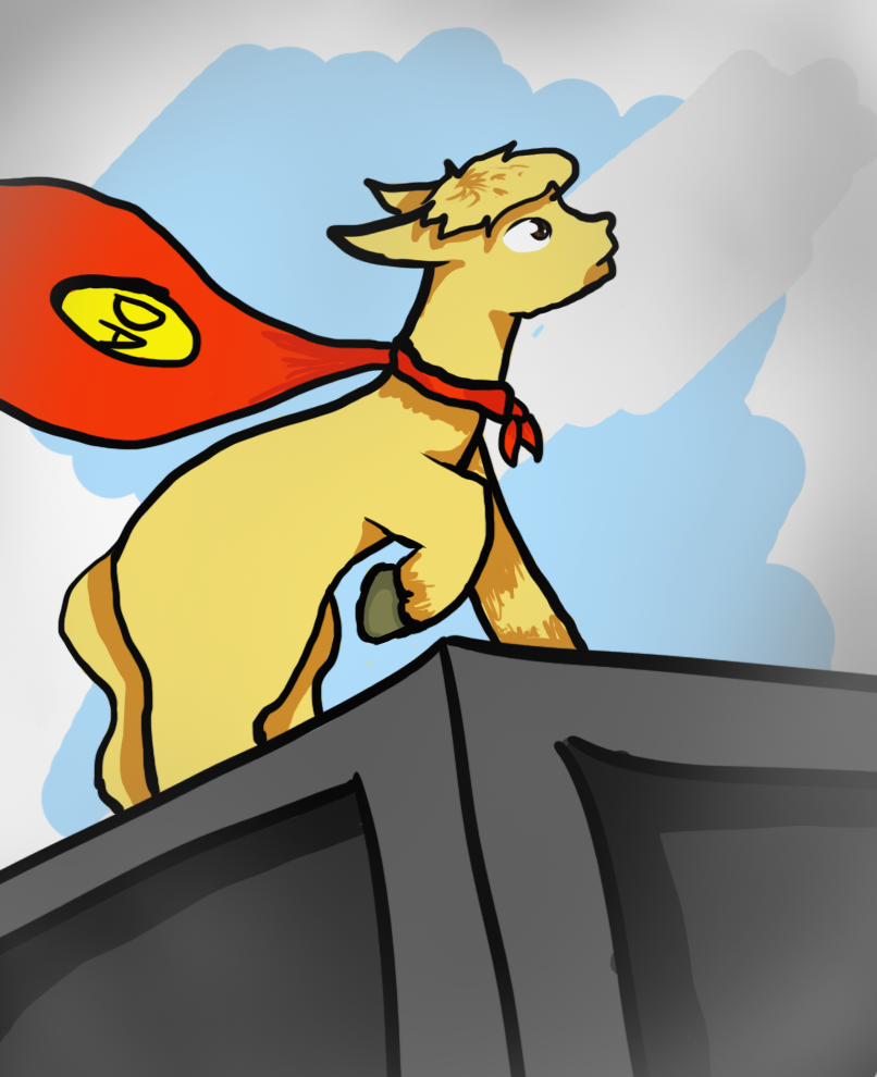 Super Llama! by stayedOpossum on DeviantArt