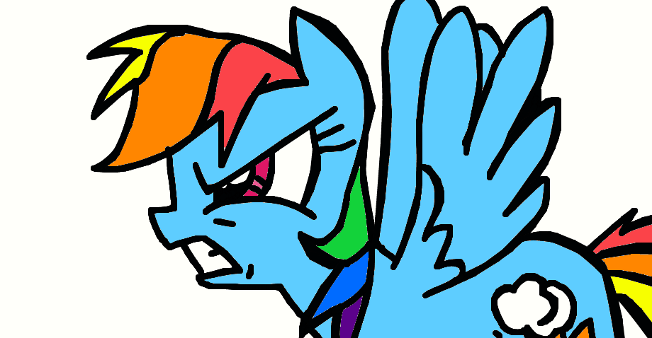 rainbow dash angry by princess-luna-love on DeviantArt